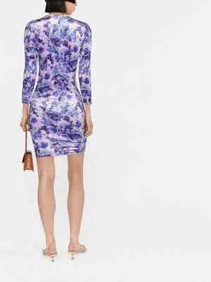 Isabel Marant Étoile Floral-print Ruched Minidress