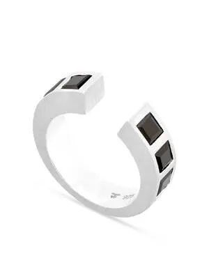 Tom Wood Gate Square Black Onyx Ring