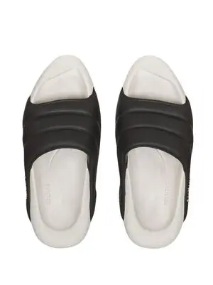 Balmain Quilted B-it Mules - Black