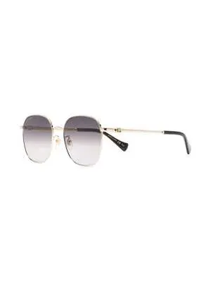 Gucci Round-frame Gradient Sunglasses