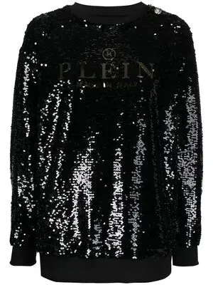 Philipp Plein Sequin-embellished Sweatshirt