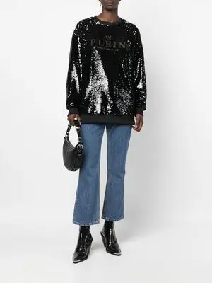 Philipp Plein Sequin-embellished Sweatshirt