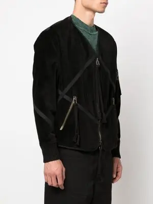 GREG LAUREN Velvet Patchwork Jacket
