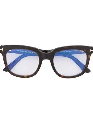 TOM FORD Tortoiseshell Square Sunglasses
