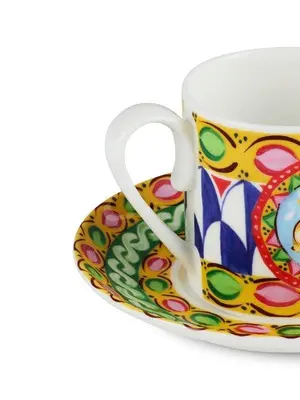 Dolce & Gabbana Geometric-pattern Porcelain Espresso-set