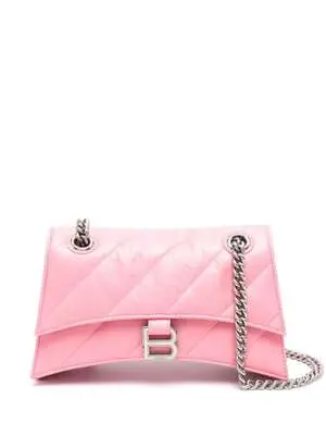 Balenciaga Crush Shoulder Bag - Pink