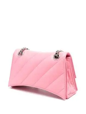 Balenciaga Crush Shoulder Bag - Pink