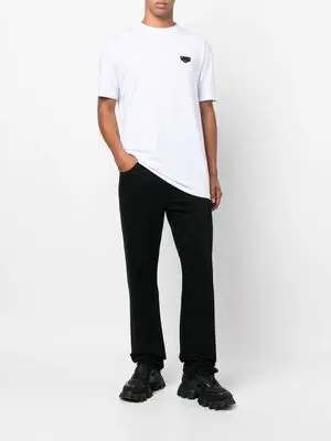 Philipp Plein Logo-patch Crew-neck T-shirt
