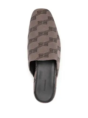 Balenciaga Monogram-jacquard Mules