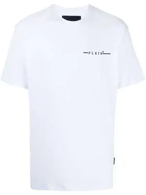 Philipp Plein Flocked Logo-print T-shirt - White