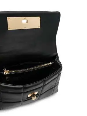 Moschino Quilted Top Handle Bag