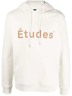 ÉTUDES STUDIO Logo-print Hoodie - Neutrals