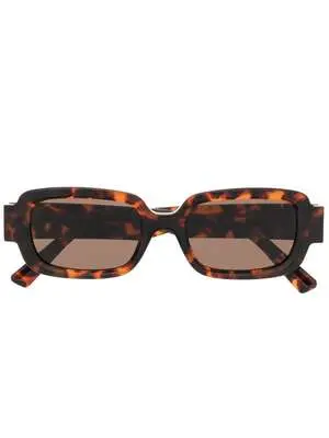 AMBUSH Thia Rectangle-frame Sunglasses - Brown