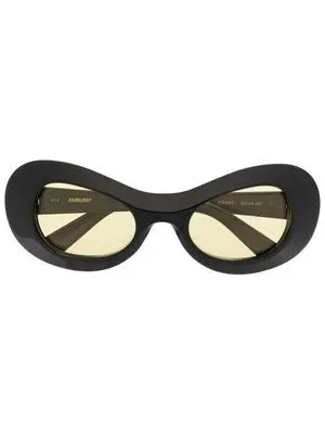 AMBUSH Jordee Round-frame Sunglasses - Black