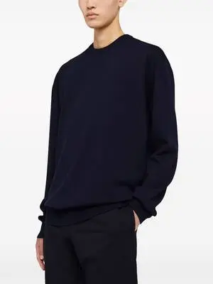 JIL SANDER Fine-knit Wool Jumper - Blue