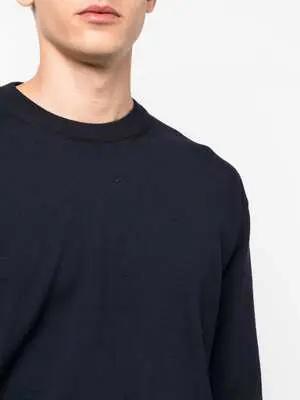 JIL SANDER Fine-knit Wool Jumper - Blue