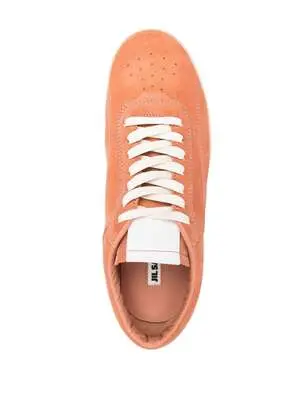 JIL SANDER Embossed Logo Lace-up Sneakers