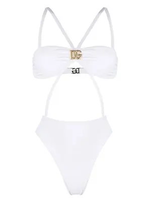 Women's Dolce & Gabbana White Swimwear