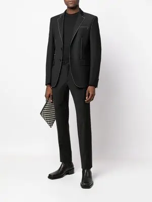 Philipp Plein Contrast-stitching Single-breasted Suit