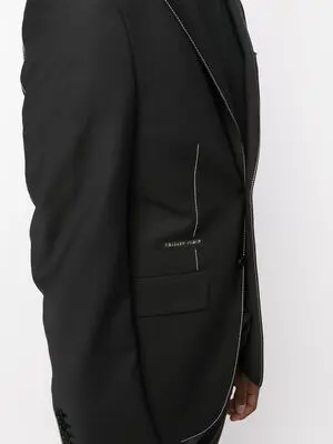 Philipp Plein Contrast-stitching Single-breasted Suit