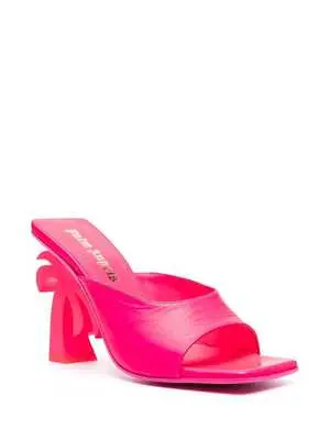 Palm Angels Palm Square-toe Sandals - Pink
