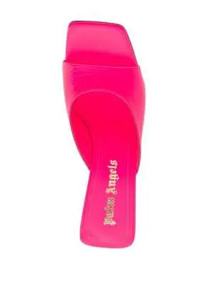 Palm Angels Palm Square-toe Sandals - Pink