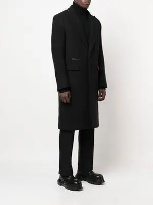 Philipp Plein Graffiti-print Single-breasted Coat