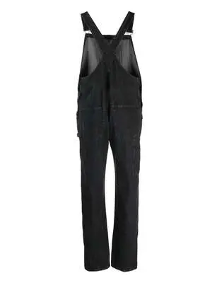 WASHINGTON DEE-CEE Logo-print Denim Dungarees