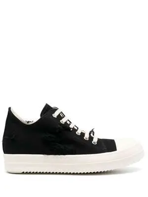 Rick Owens Destroyed Low-top Sneakers