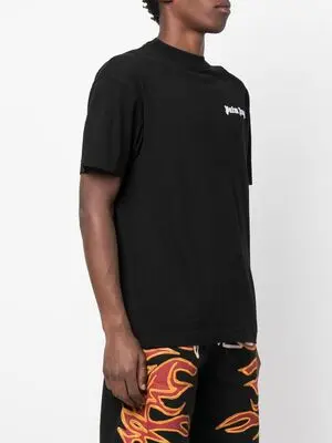 Palm Angels Three-pack Logo-print T-shirts - Black
