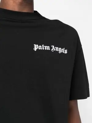 Palm Angels Three-pack Logo-print T-shirts - Black