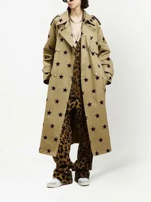 Palm Angels Stars Trench Coat
