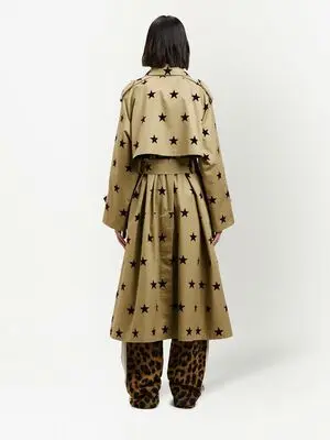 Palm Angels Stars Trench Coat