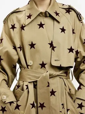 Palm Angels Stars Trench Coat