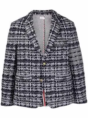 Thom Browne Tweed Single-breasted Blazer