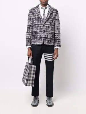 Thom Browne Tweed Single-breasted Blazer