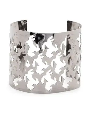 FERRARI Logo-detail Cuff Bracelet
