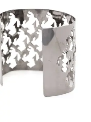 FERRARI Logo-detail Cuff Bracelet