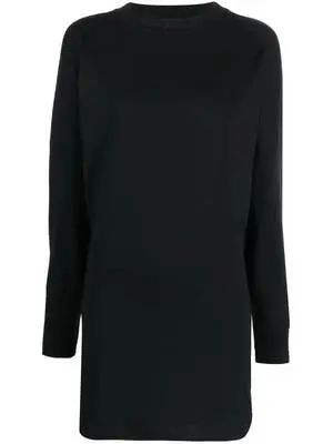 Palm Angels Glitter Logo Women Jumper Dress - Black
