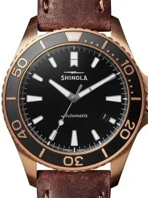 Shinola The Bronze Monster 43mm - Black