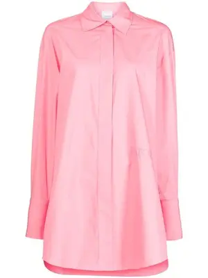 PATOU Oversize Long-sleeve Cotton Shirt
