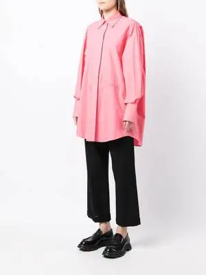 PATOU Oversize Long-sleeve Cotton Shirt