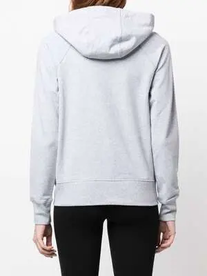 Dkny Logo Drawstring Zip-up Hoodie