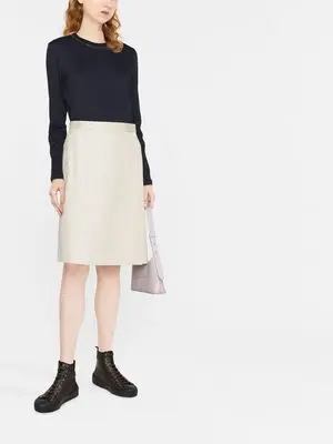 Fabiana Filippi Contrast-trim Sweater - Blue