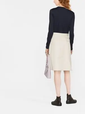 Fabiana Filippi Contrast-trim Sweater - Blue