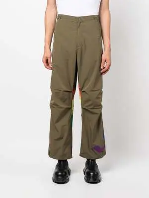 MAHARISHI Abstract-print Straight Trousers