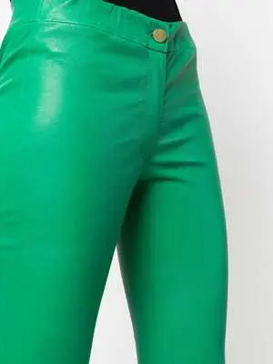 ARMA Cropped Leather Trousers