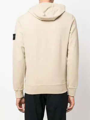 Stone Island Compass Patch Hoodie - Neutrals