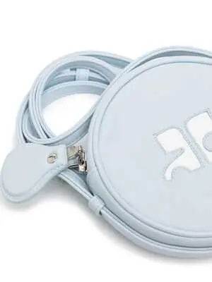 COURREGES Small Reedition Circle Bag - Blue