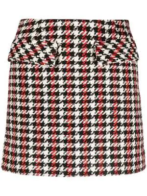 Baum Und Pferdgarten Houndstooth A-line Mini Skirt